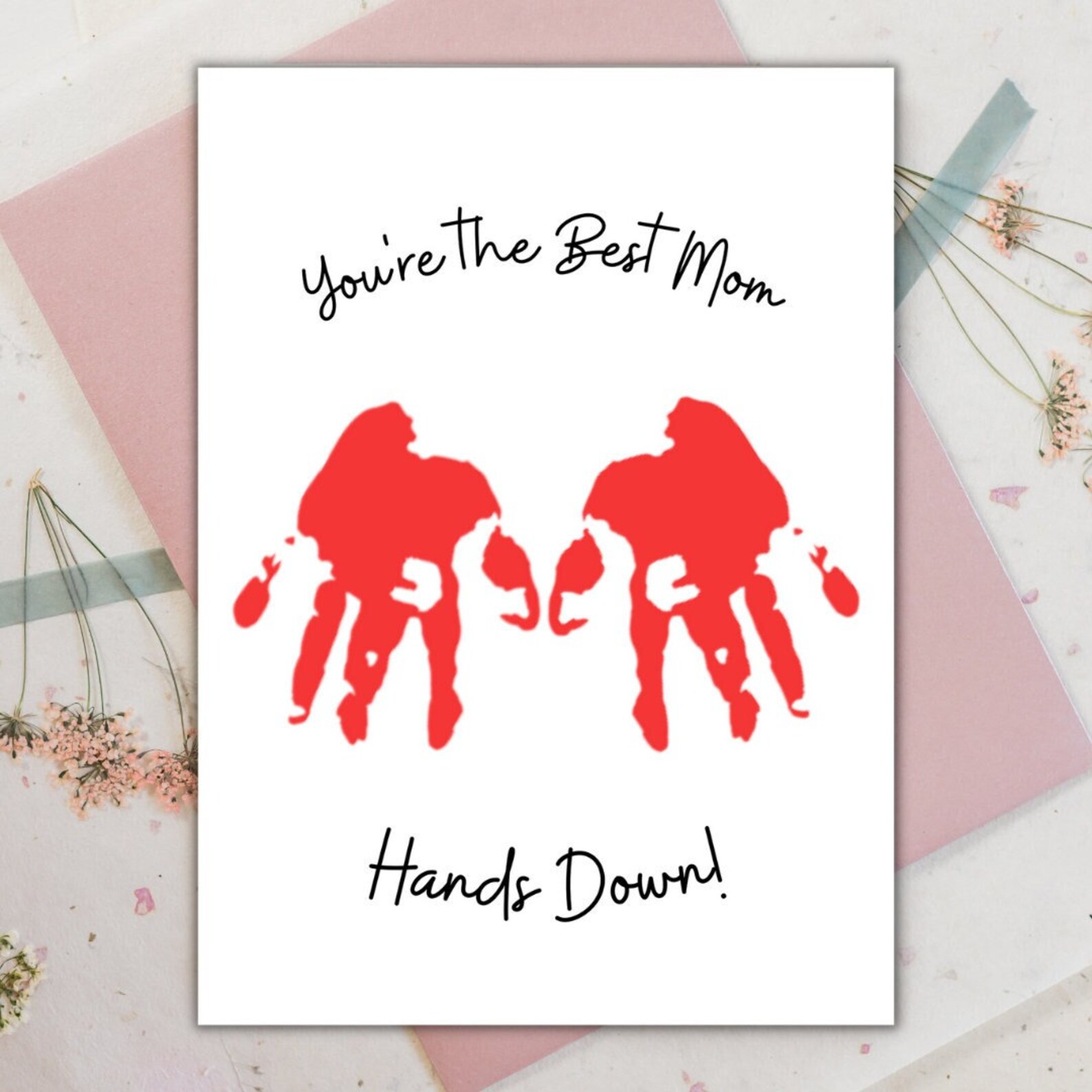 Best Mom Handprint Art Best Mom Ever Hands Down Handprint Art Crafts ...