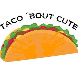 Taco Handprint Art | Taco Footprint Art | Taco Bout Cute Footprint ...