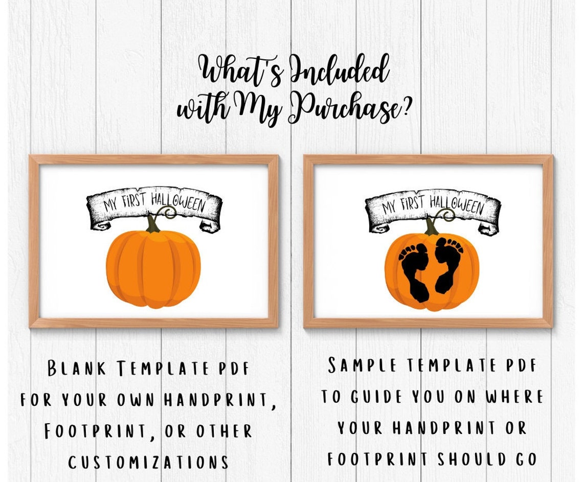 My First Halloween Footprint Art | Halloween Footprint Craft ...
