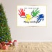 Christmas Handprint Art Printable Bundle | Christmas Footprint Art ...