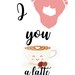 Mother's Day Footprint Art I Love You A Latte Footprint Art Crafts for ...