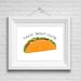 Taco Handprint Art Taco Footprint Art Taco Bout Cute Footprint Craft ...