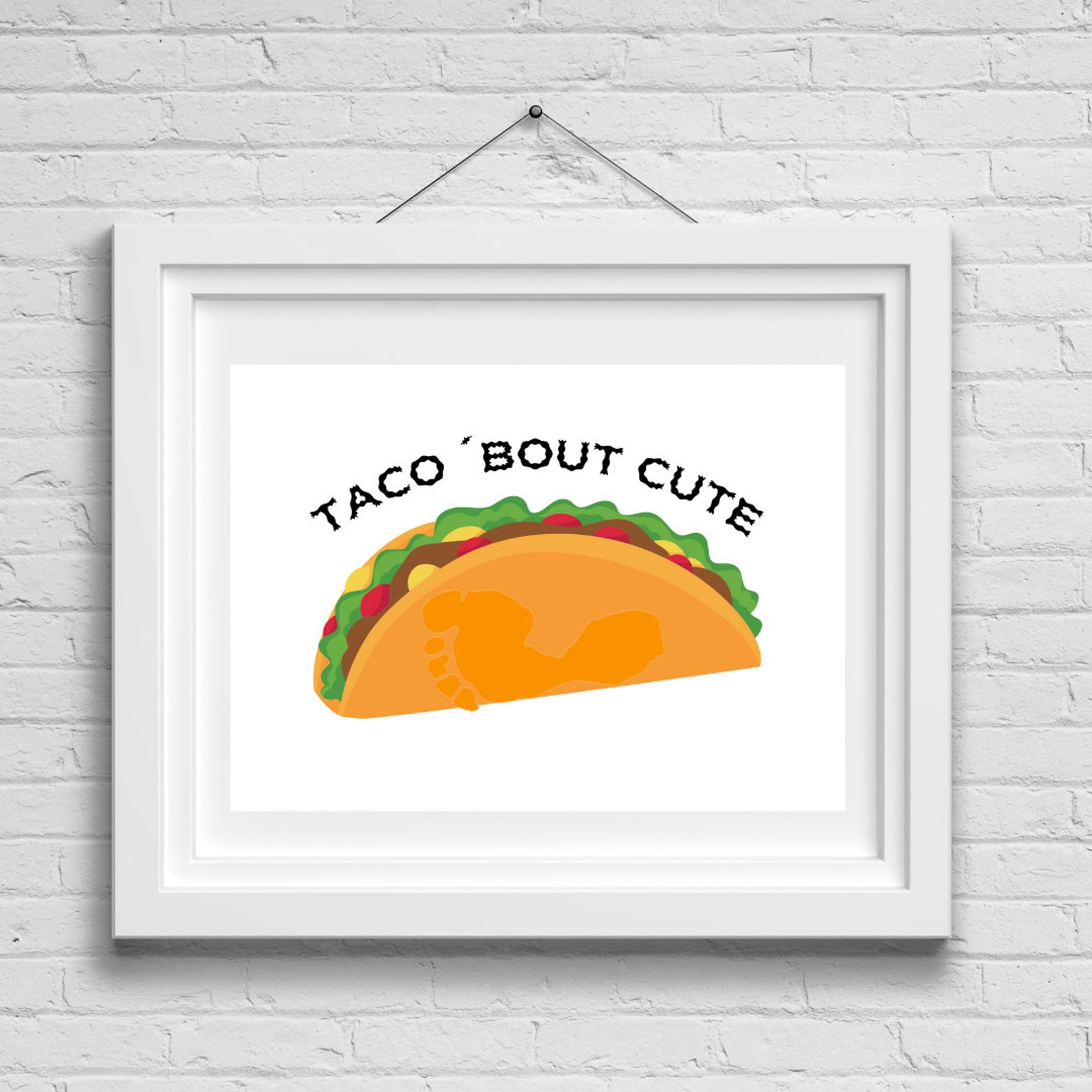 Taco Handprint Art Taco Footprint Art Taco Bout Cute Footprint Craft ...
