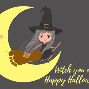 Halloween Handprint Craft | Halloween Footprint Craft | Halloween ...