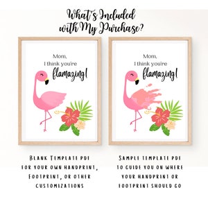 Mother's Day Footprint Art | Mother's Day Handprint Art Crafts for Kids ...