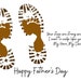 Father's Day Footprint Art | Father's Day Handprint Art Craft for Kids ...