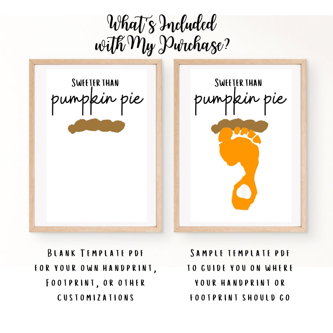 Thanksgiving Footprint Art | Thanksgiving Handprint Art Printable ...