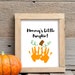 Mommy Little Pumpkin | Pumpkin Footprint Craft | Pumpkin Handprint Art ...