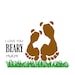 I Love You Beary Much Footprint Art Mama Bear Baby Bear Footprint Craft ...