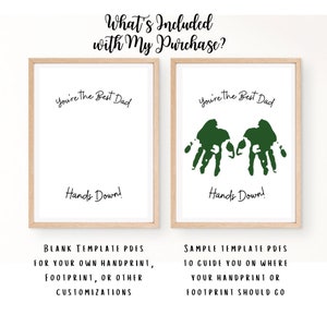 Best Dad Handprint Art | Best Dad Ever Hands Down Handprint Art ...