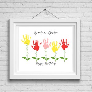 Mother's Day Handprint Craft | Mother's Day Handprint Art | Grandma's ...