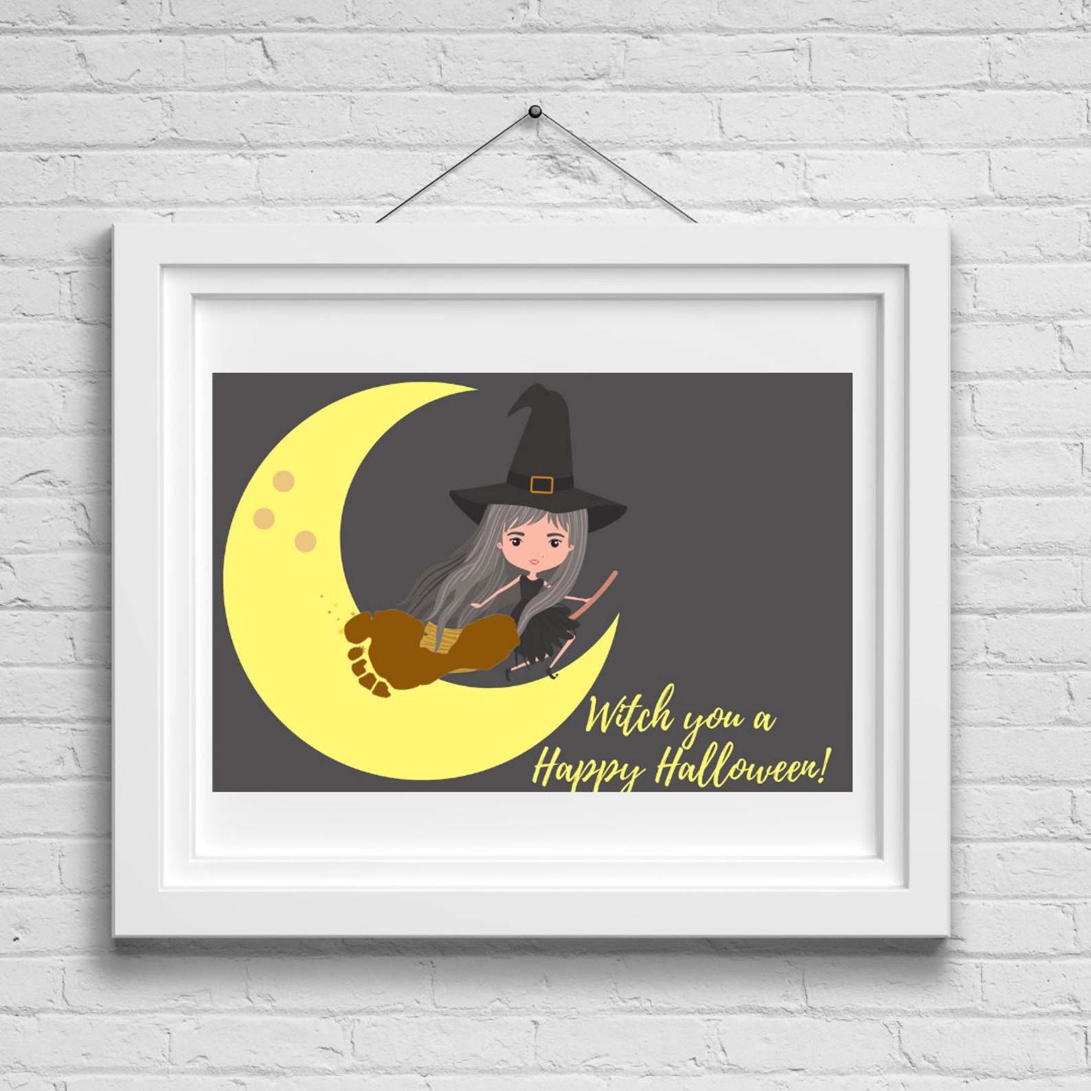 Halloween Handprint Craft | Halloween Footprint Craft | Halloween ...