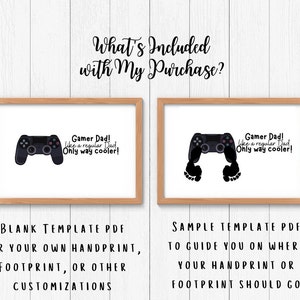 Father's Day Footprint Art | Father's Day Handprint Art Craft for Kids ...