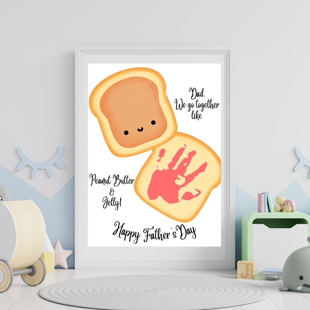 Father's Day Footprint Art Father's Day Handprint Art Crafts for Kids ...