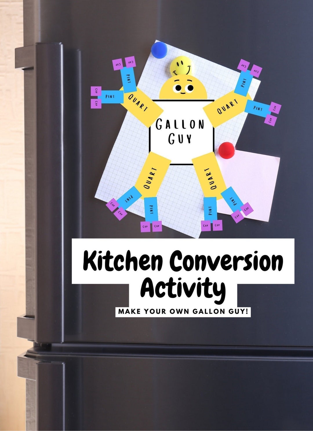 Kitchen Conversion Chart | Kitchen Conversion Worksheet Craft for Kids ...