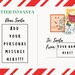 Christmas Letter to Santa | Postcard to the North Pole | Holiday Santa ...