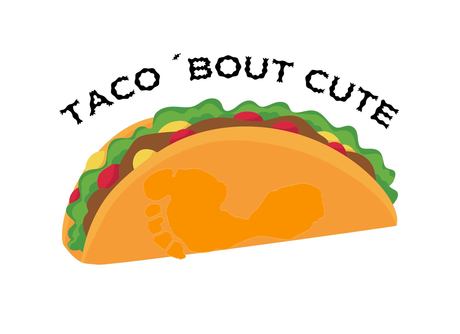 Taco Handprint Art Taco Footprint Art Taco Bout Cute Footprint Craft ...