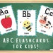 ABC Flashcards Alphabet Flashcard Printables Educational - Etsy