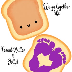 Footprint Art | Handprint Art | We Go Together Like Peanut Butter and ...