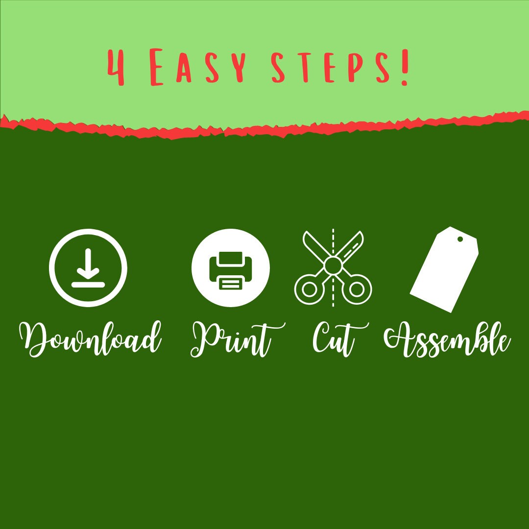 Applesauce Pouch Holiday Tags | Printable Gift Tag for Winter Holiday ...