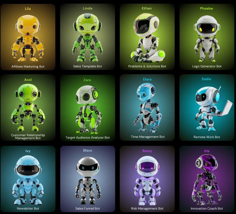30 AI GPT Bots for Business - Etsy