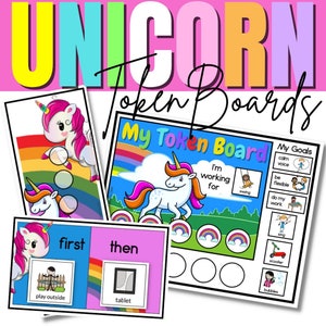 Token Board Reward Chart With First Then Schedule Behavior Management ...