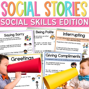 Social Stories for Autism, Special Education, Early Intervention ...