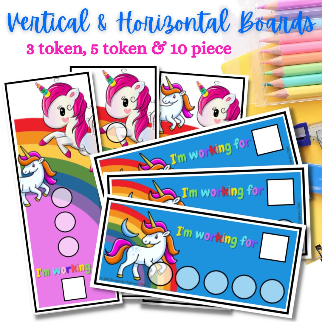 Token Board Reward Chart With First Then Schedule Behavior Management ...