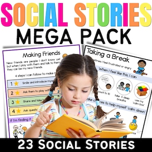 23 Social Stories for Conversation, Friendship, Behavior & Social ...