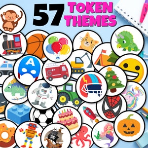 Token Board Reward Chart With First Then Schedule Board Special ...