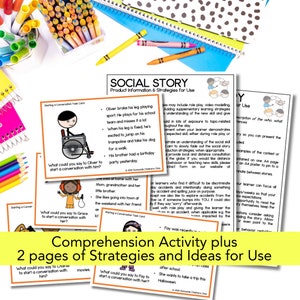 Starting a Conversation Social Story for Autism, Special Education ...