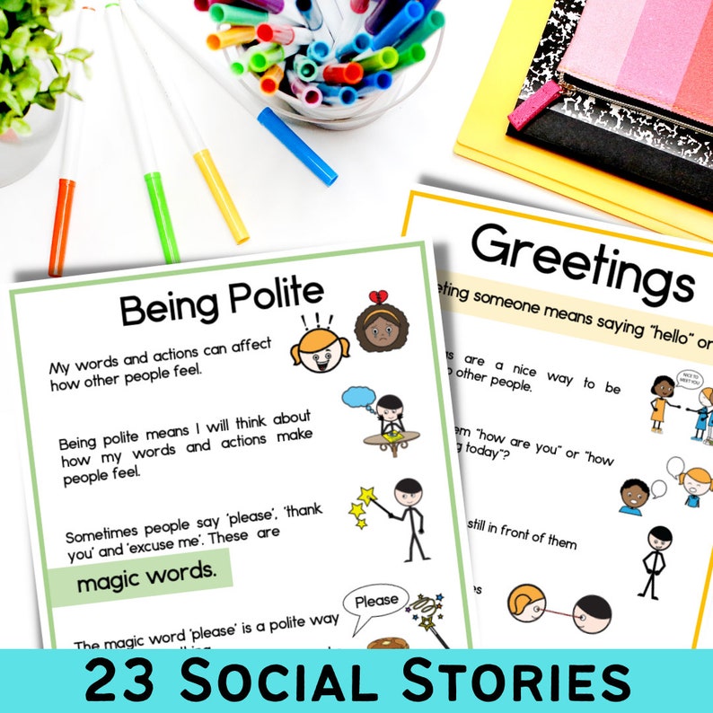 23 Social Stories for Conversation, Friendship, Behavior & Social ...