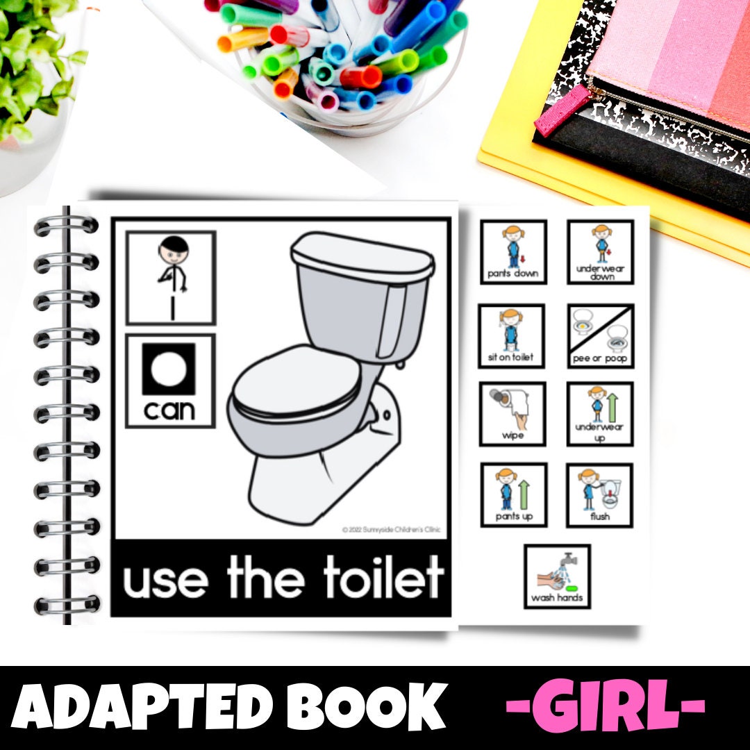 Toilet Potty Training Social Skills Stories and Adapted Books With ...