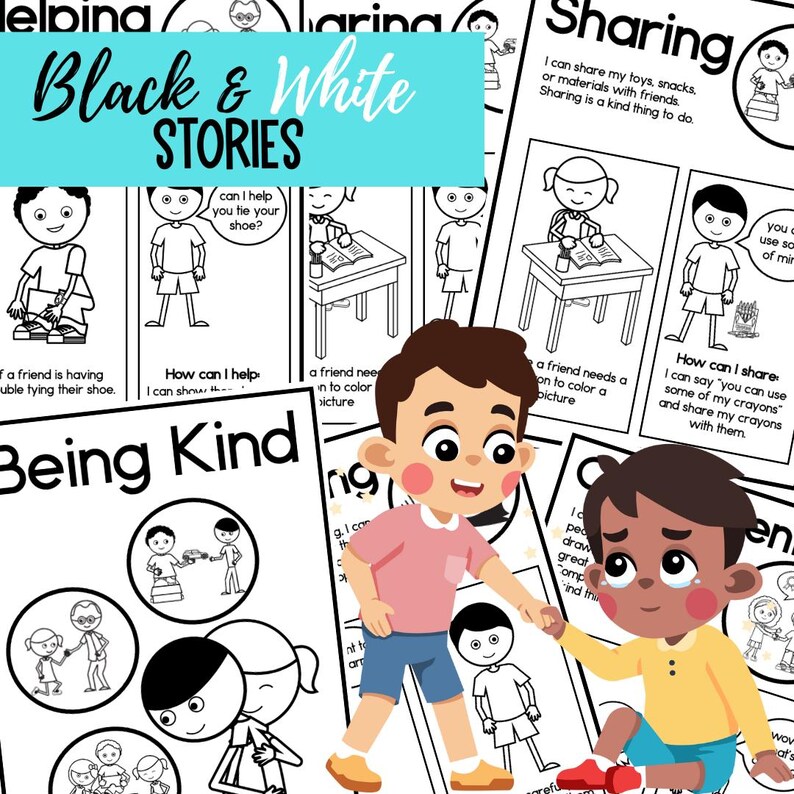 Kindness Social Story & Activities | Friendship Skills for Kids | SEL ...