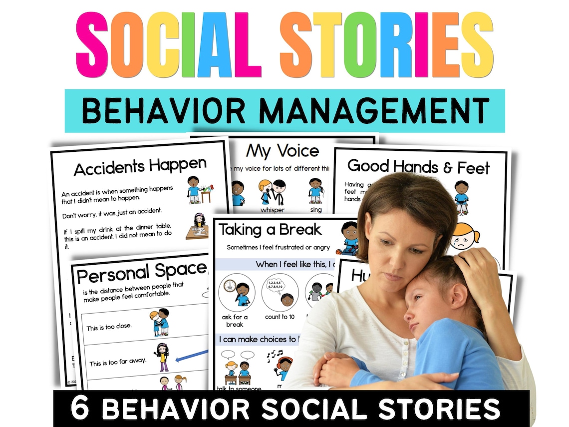Behavior Social Stories for Autism | Social Emotional Learning SEL ...