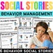 Behavior Social Stories for Autism | Social Emotional Learning SEL ...