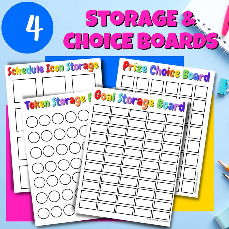 Token Board With First Then Schedule | Building Blocks | Autism ...