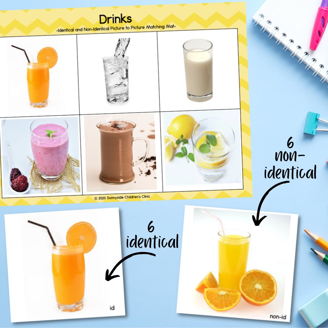 Identical & Non Identical Matching – Real Photo Cards for ABA, Autism ...