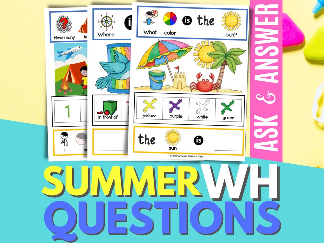 WH Questions AAC Visuals | Speech Therapy | Special Education Autism ...