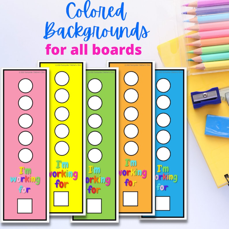 Token Board Reward Chart With First Then Schedule Board Special ...