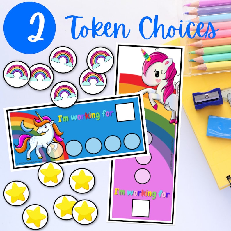 Token Board Reward Chart With First Then Schedule Behavior Management ...