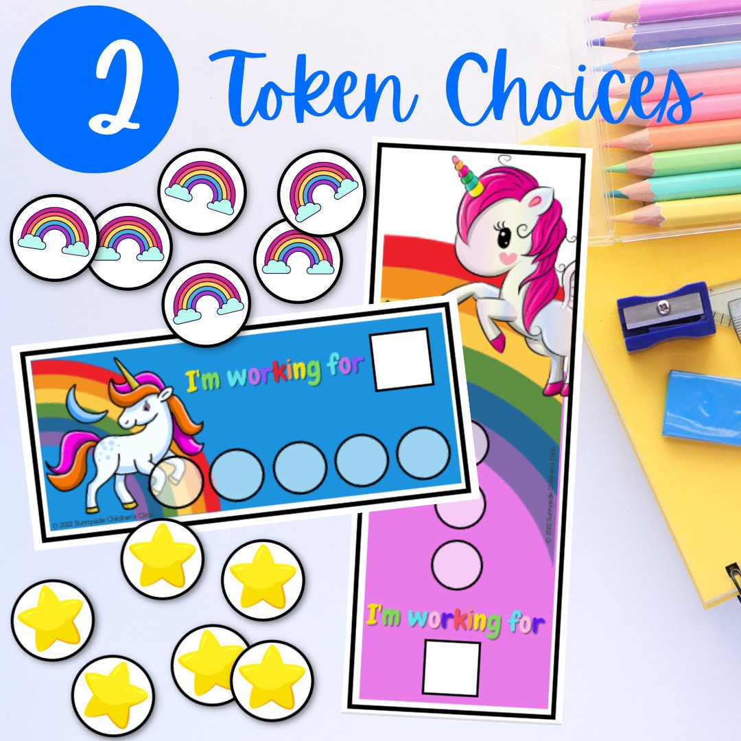 Token Board Reward Chart With First Then Schedule Behavior Management ...