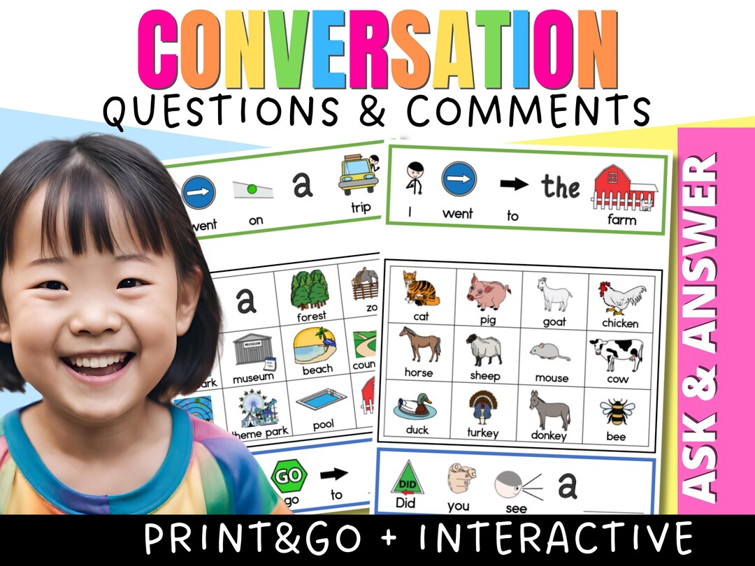 Simple Conversation Questions Answer Conversation Questions Interactive ...