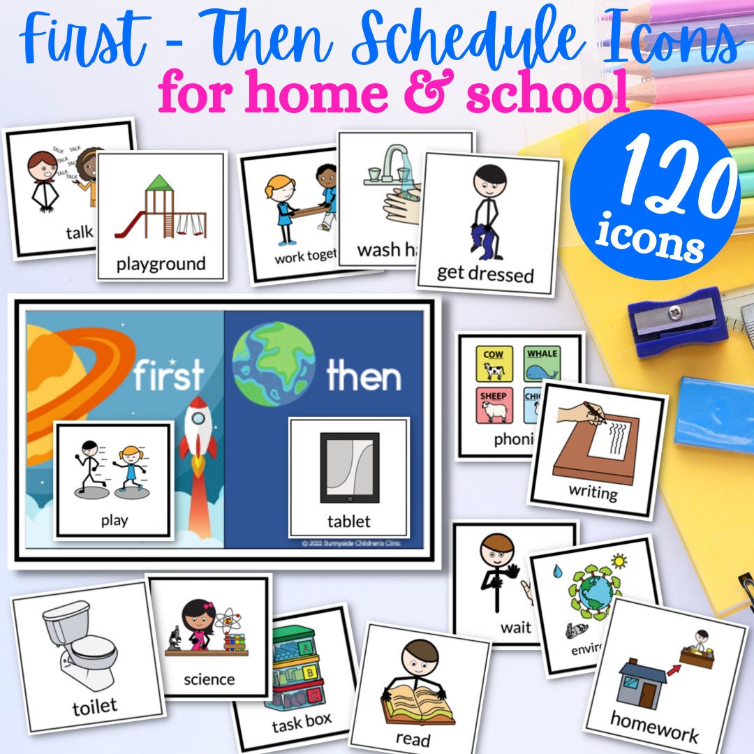 Space Token Boards | Behavior Management Charts | First Then Boards ...