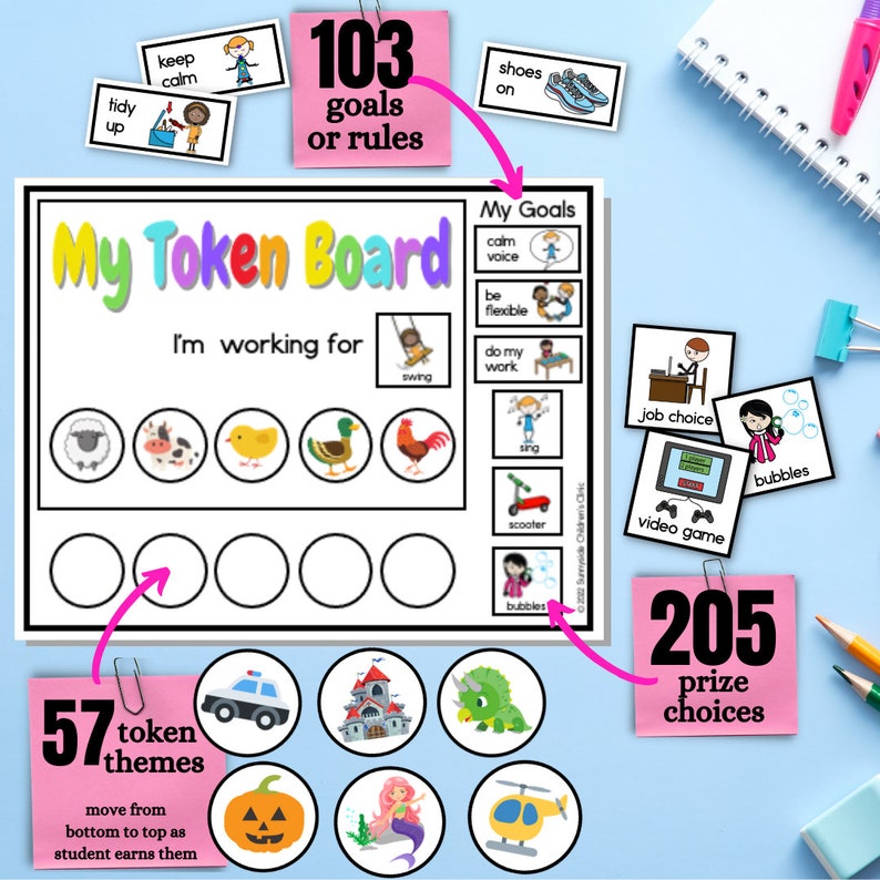 Token Boards Mega Pack | First Then Schedules | Behavior Management ...