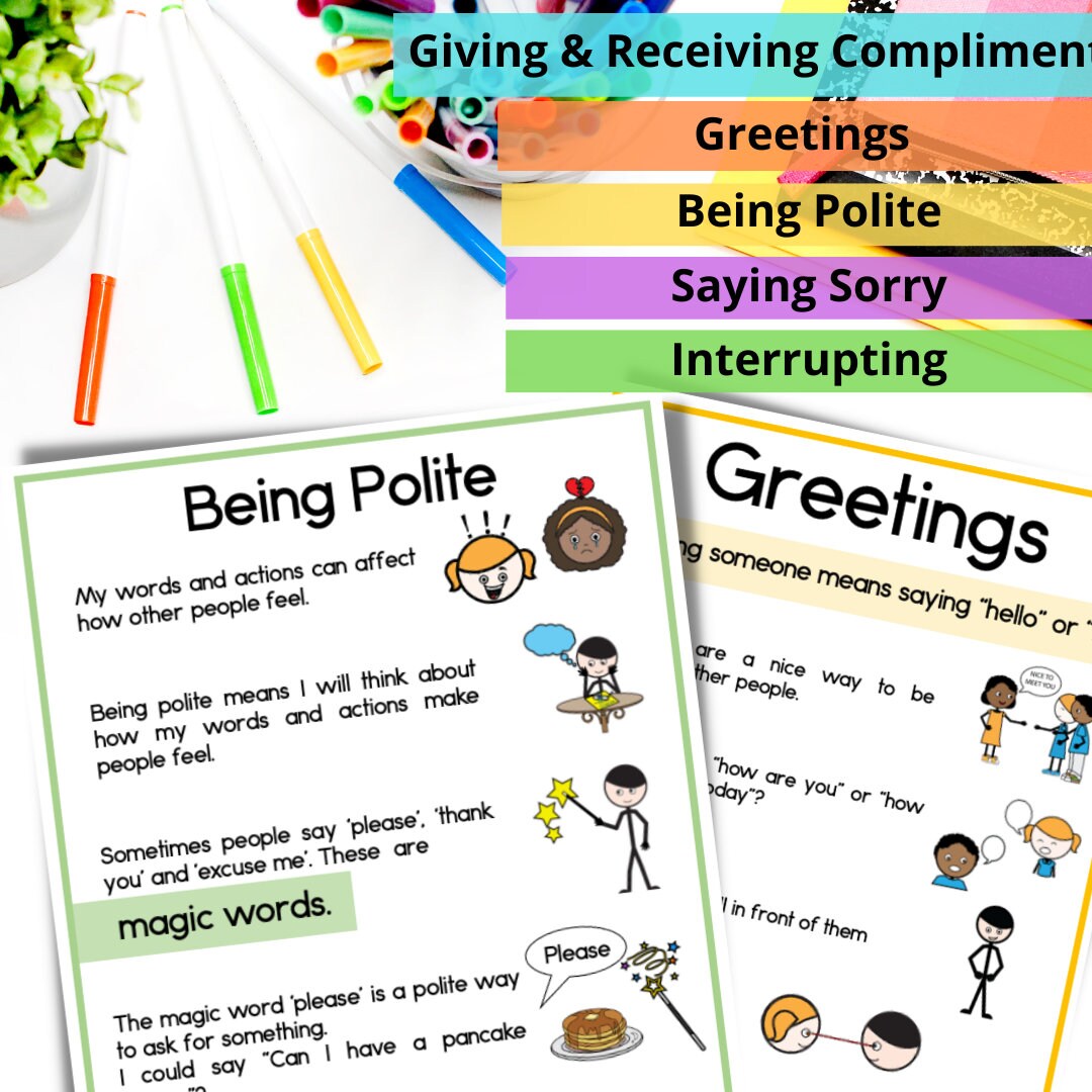 Social Stories for Autism, Special Education, Early Intervention ...