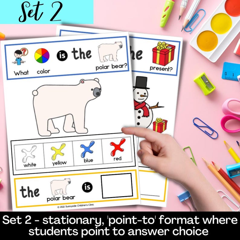 WH Questions With Visuals | Speech Therapy | Autism | Special Education ...