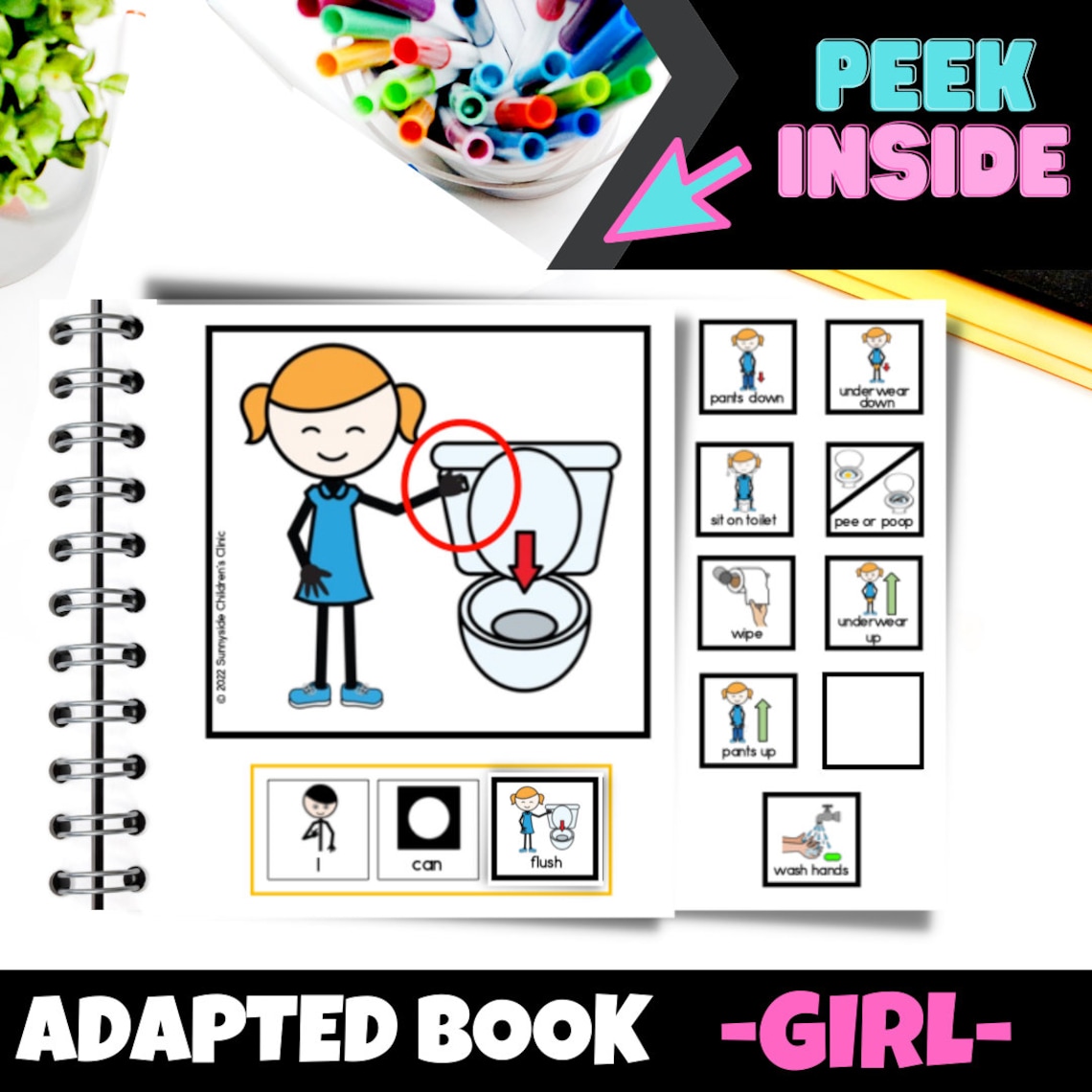 Toilet Potty Training Social Skills Stories and Adapted Books With ...