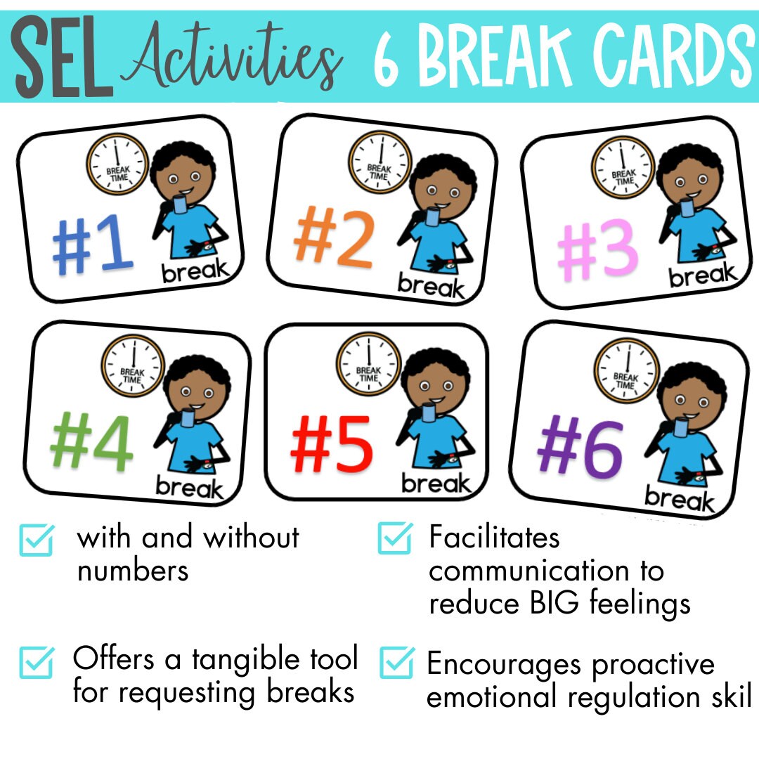 Taking a Break Social Skills Story With Social Emotional Learning ...