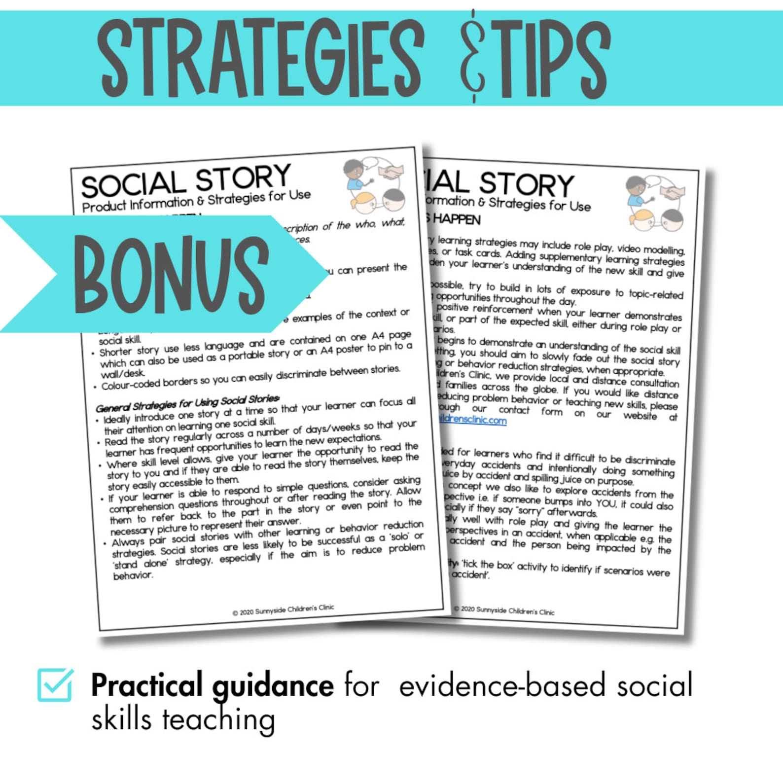 Starting a Conversation Social Story for Autism, Special Education ...